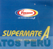 Marca SUPERMATE A LATEX PREMIUM VENCEDOR LAS PINTURAS DE CLASE A ...